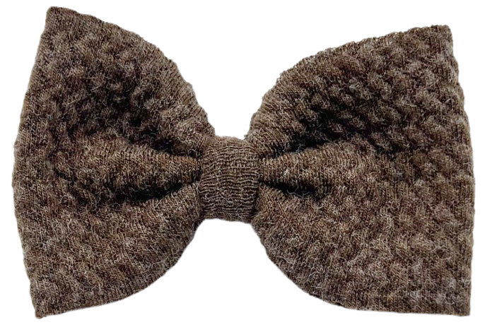 Woodchuck Brown Sweater Mini Jett Jax Bows